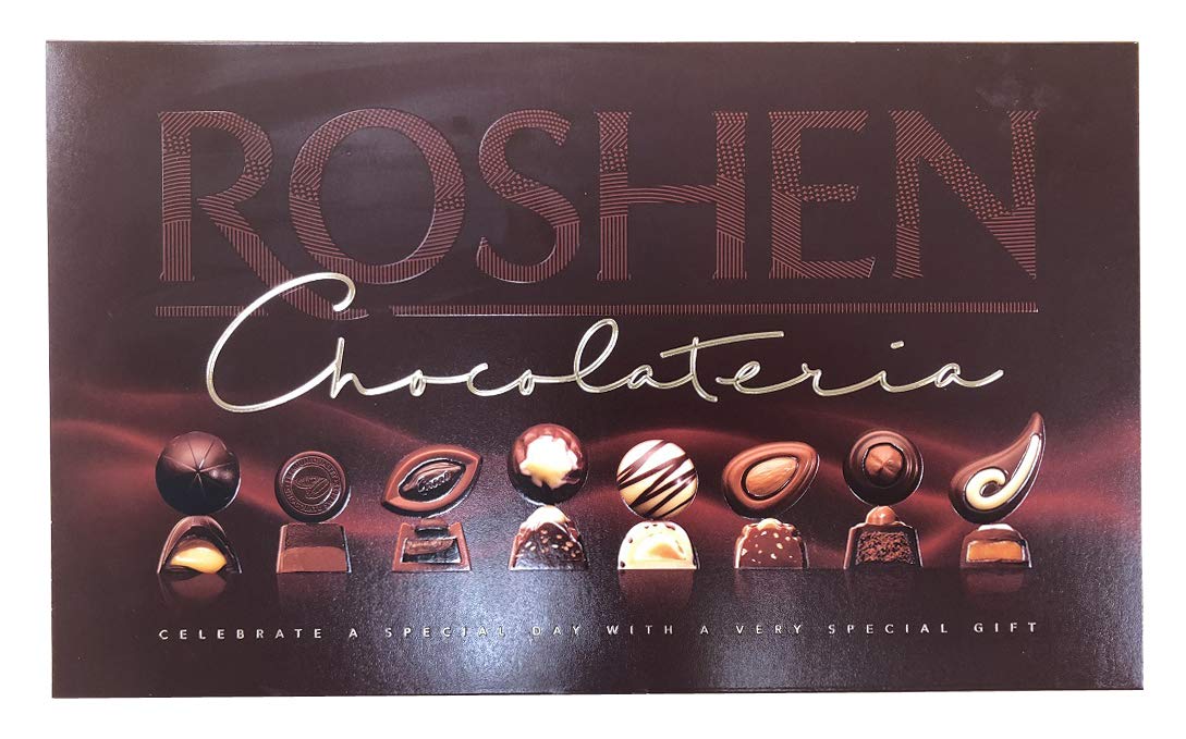 Amazon.com : Roshen Assortment "Chocolateria" Candy Gift Box 194gr/6 ...