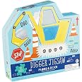 Amazon.com: Floss & Rock Construction Digger Shaped Jigsaw Puzzle with ...