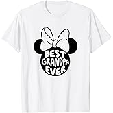 Amazon.com: Disney Minnie Mouse Father's Day Best Dad Ever Bow T-Shirt ...