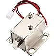 uxcell DC 24V 0.57A 6mm Mini Electromagnetic Solenoid Lock Assembly for ...
