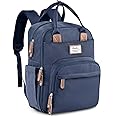 Amazon.com: Diaper Bag Backpack, RUVALINO Multifunction Travel Back ...