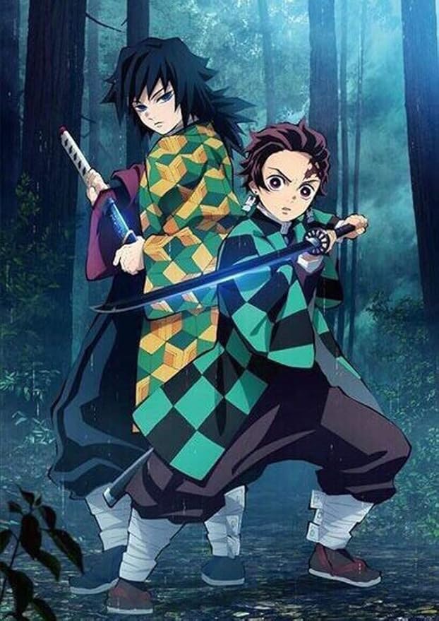 Tanjiro and Giyu fight Upper Moon 1 and 2(KnY) | SpaceBattles