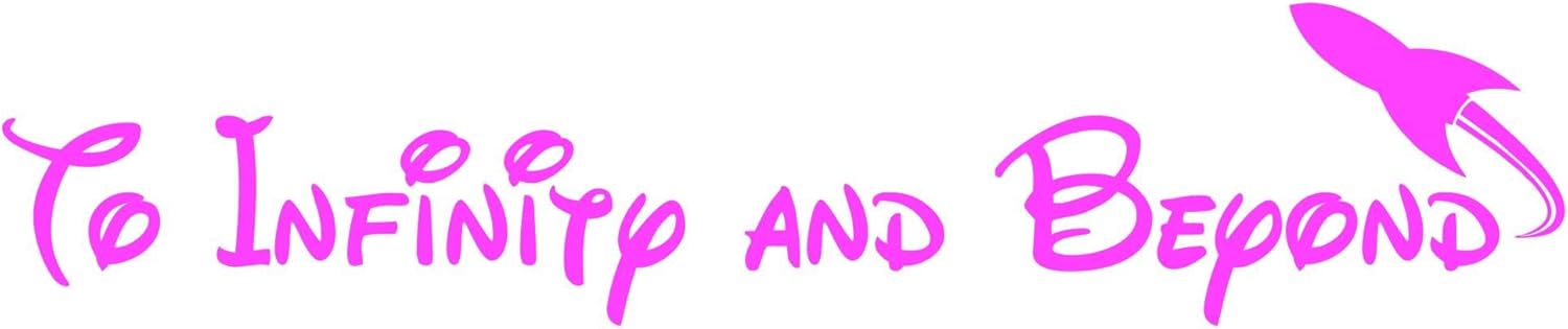 To Infinity and Beyond Wall Art Decal Sticker Cartoon Style Boys ...