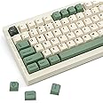 Amazon.com: JOLINTAL 130 Keys Green PBT Keycaps, MDA Profile Dye Sub ...
