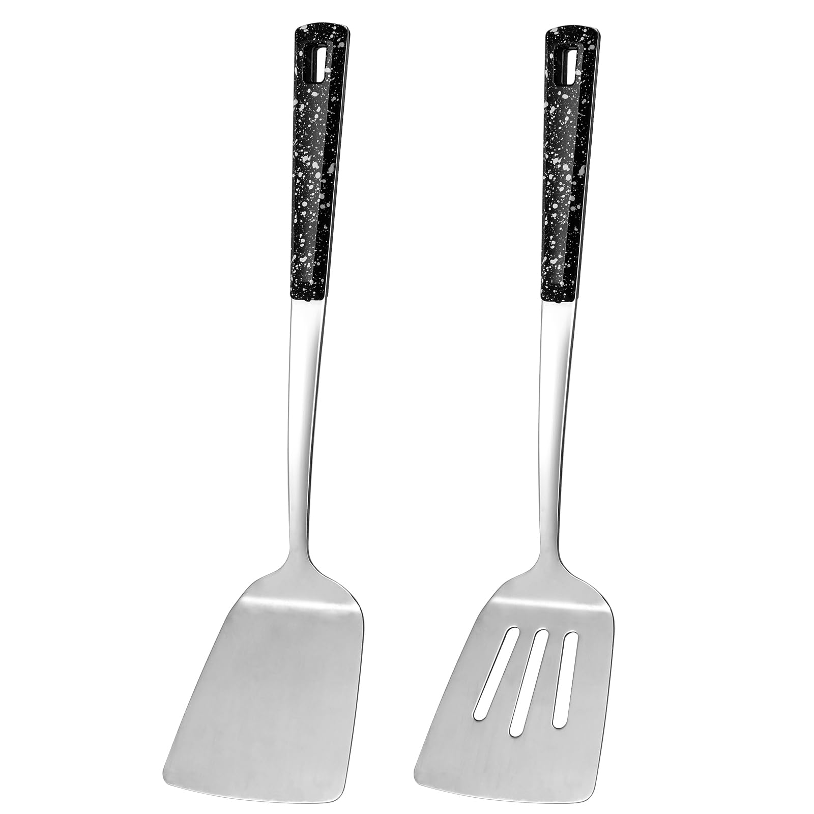 2 Pack metal spatula set, kitchen utensils, cooking utensils,Turner ...