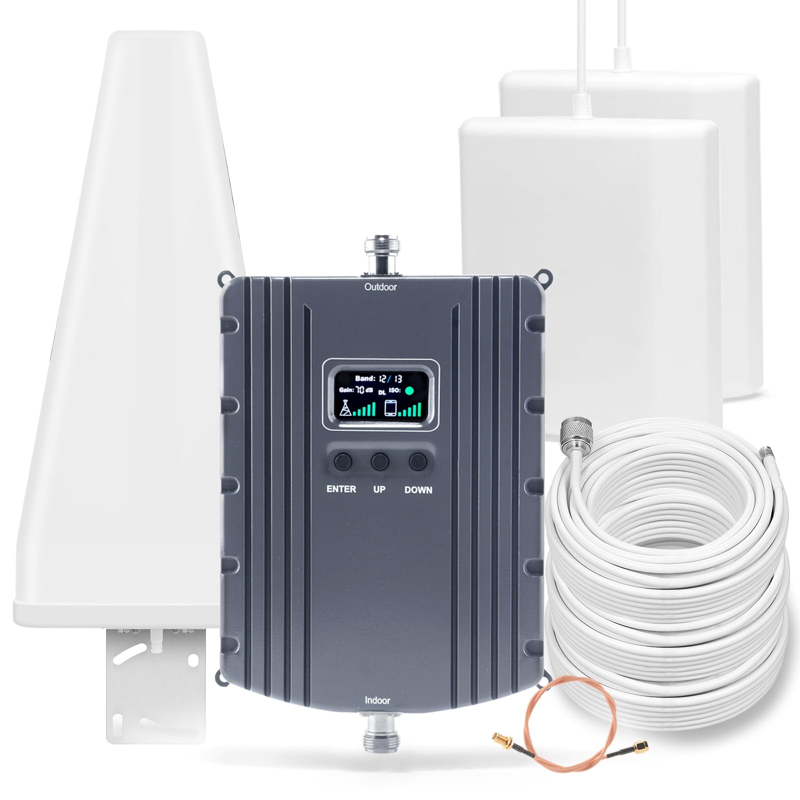 Cell Phone Booster for Home & Multi-Room, Cell Phone Signal Booster ...