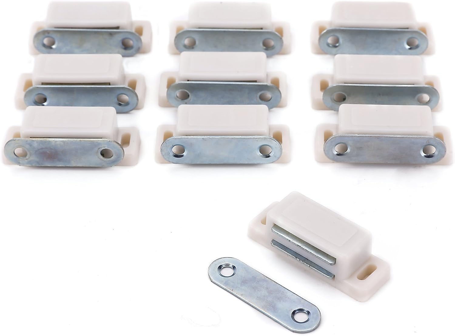 10x Heavy Duty Cupboard Cabinet Door Magnetic Catch Latch Home ...