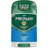 Amazon.com : Mitchum Men's Deodorant, Antiperspirant Stick, Triple Odor ...