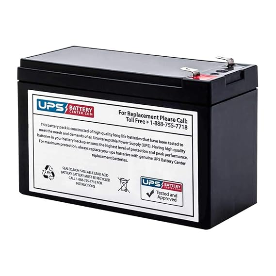 APCRBC110 Compatible Replacement UPS Battery for APC Back UPS 550VA ...
