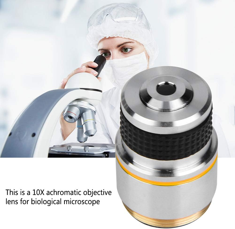 Dancal Achromatic Microscope Objective, 10X 185 Biological Microscope ...