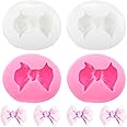 Amazon.com: 4 PACK Bow Tie Silicone Mold, Bowknot Fondant Molds ...
