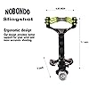 NOBONDO Strong Folding Slingshot - Powerful Adjustable Slingshot Rocket ...