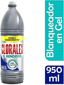 Cloralex Blanqueador Cloralex El Rendidor Gel 950ml, color, 950 Mililitros (ml), pack of/paquete ...