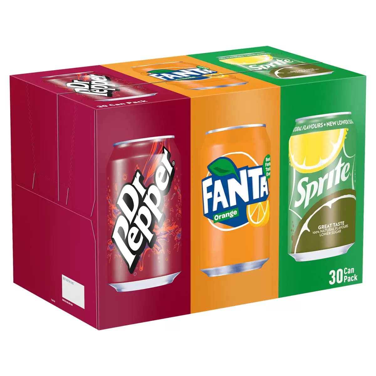 Mua Coca Cola Dr. Pepper, Fanta, Sprite Cans, 330 ml Variety Pack of 30 ...