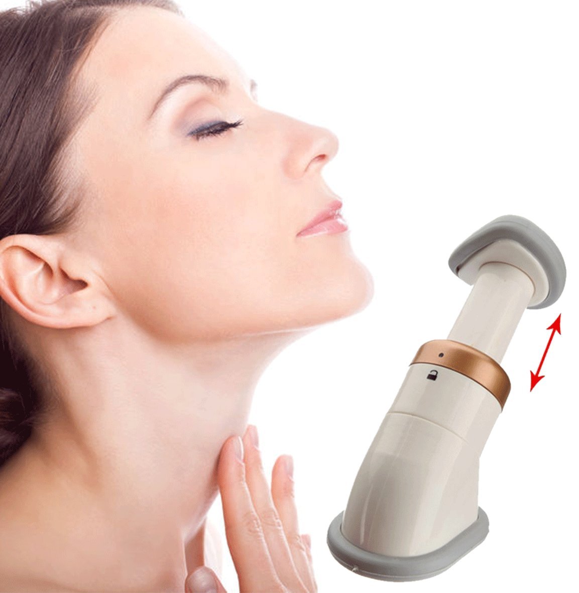 Neckline Portable Neck Slimmer and Jaw Exercise - Double Chin Reducer ...