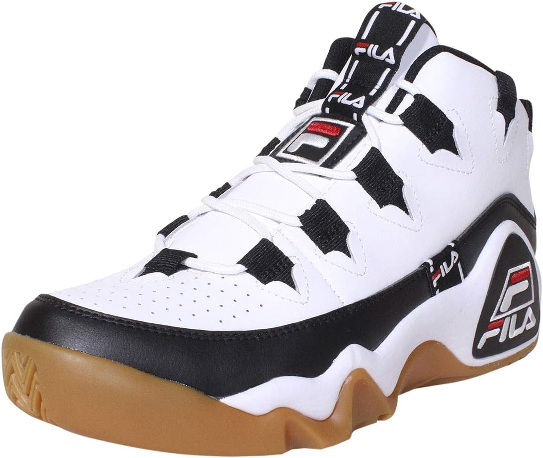 Tênis de basquete masculino Fila Grant Hill 1 Tarvos, White / Black ...