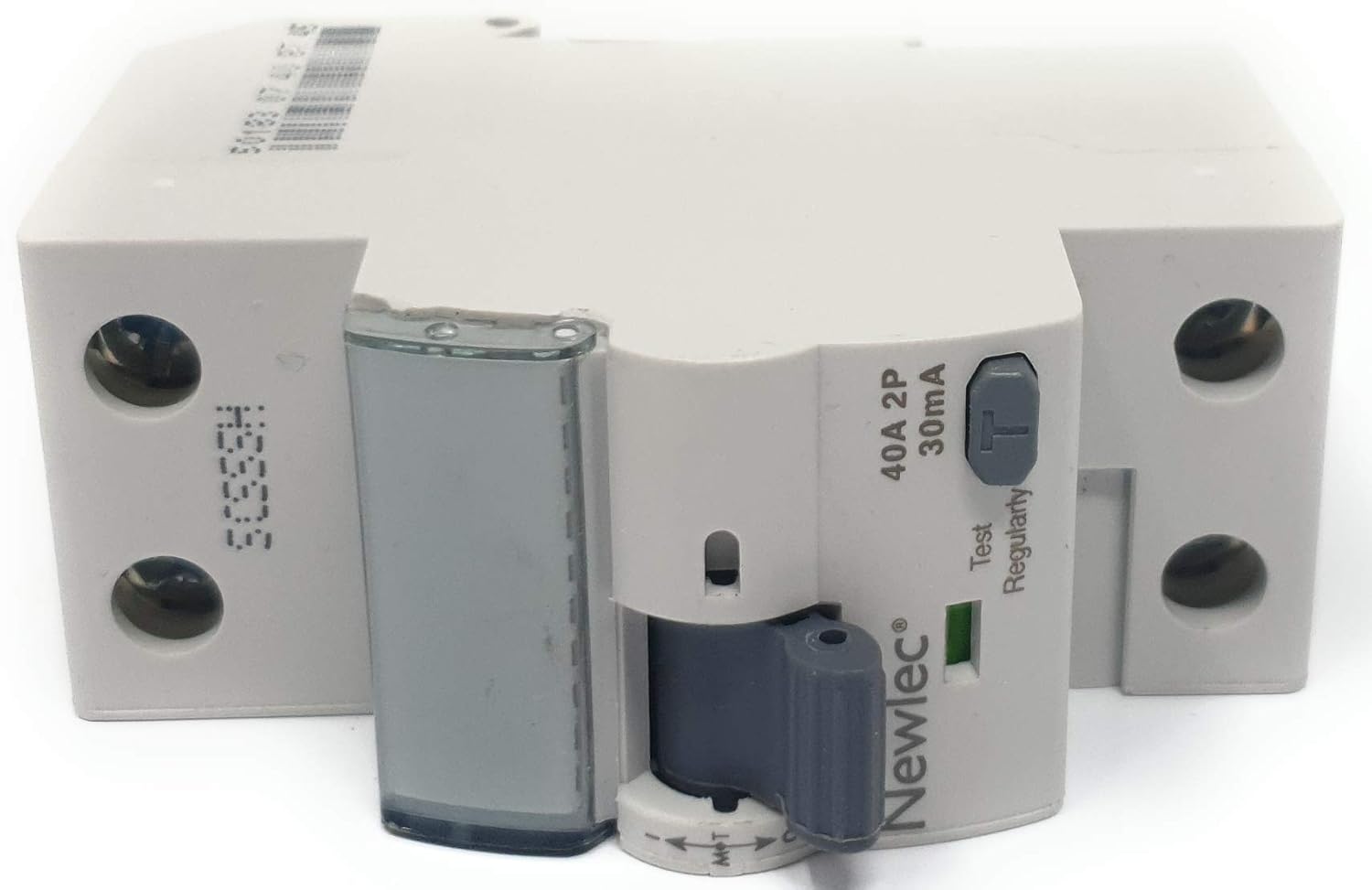 Newlec RCCB 40 Amp 30mA 6KA Double Pole – 2P RCD Circuit Breaker With ...