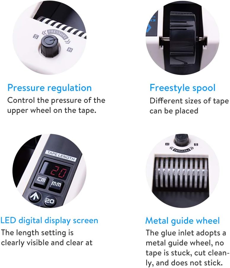 Automatic Tape Dispenser M1000 Packing Tape Cutter Machine for 7-50mm ...