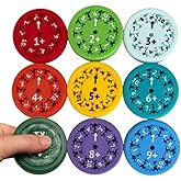 Amazon.com: Math Fidget Spinner, 9 Packs Numbers Addition & Subtraction ...