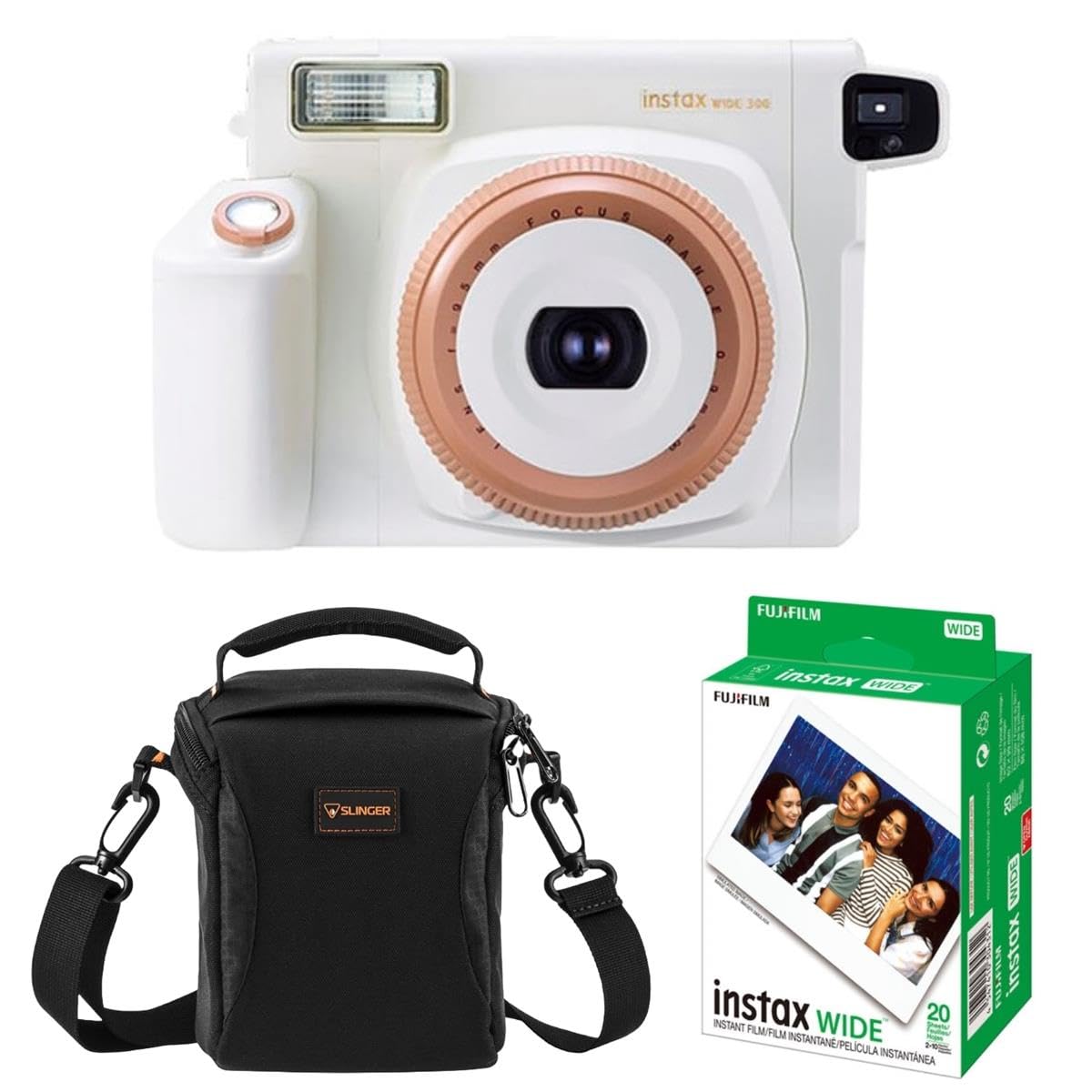 Mua Fujifilm INSTAX Wide 300 Instant Film Camera, Camera Toffee/Cream ...