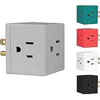 Philips 3-Outlet Extender, Extra-Wide Adapter Spaced, Easy Access ...