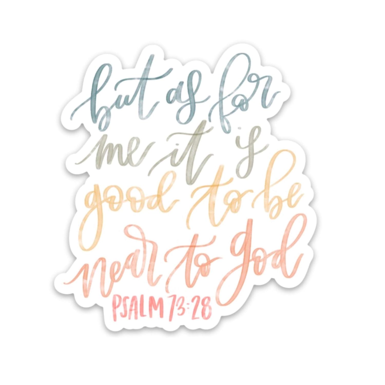 Amazon.com: Psalm 73:28 Christian stickers about faith, Jesus, Bible ...