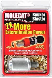 Amazon.com : MOLECAT 103 Bunker Blaster, Silver : Patio, Lawn & Garden