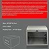 PLYLAY Dental Lab Dust Box,Vacuum Dust Collector Vacuum Extractor Box ...