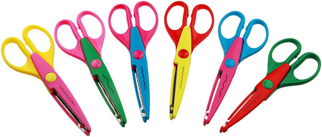 12Pcs Decorative Craft Edger Scissors, Creatiees Student Scrapbooking ...