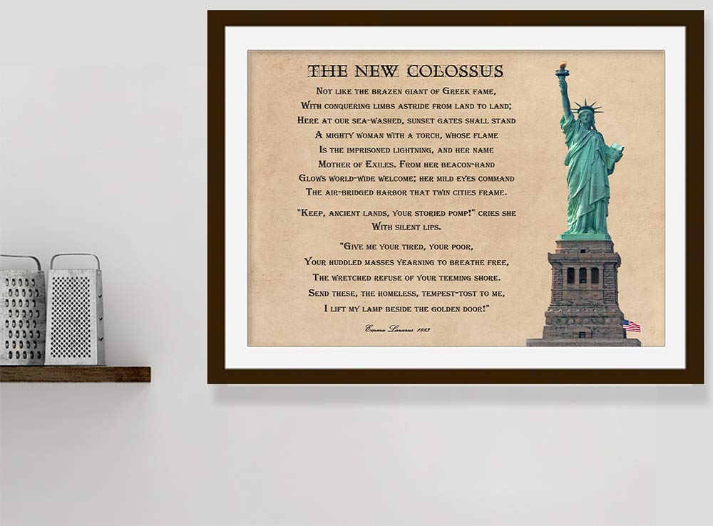 Mua The New Colossus, Give Me Your Tired Your Poor, 14x11 inch Unframed ...