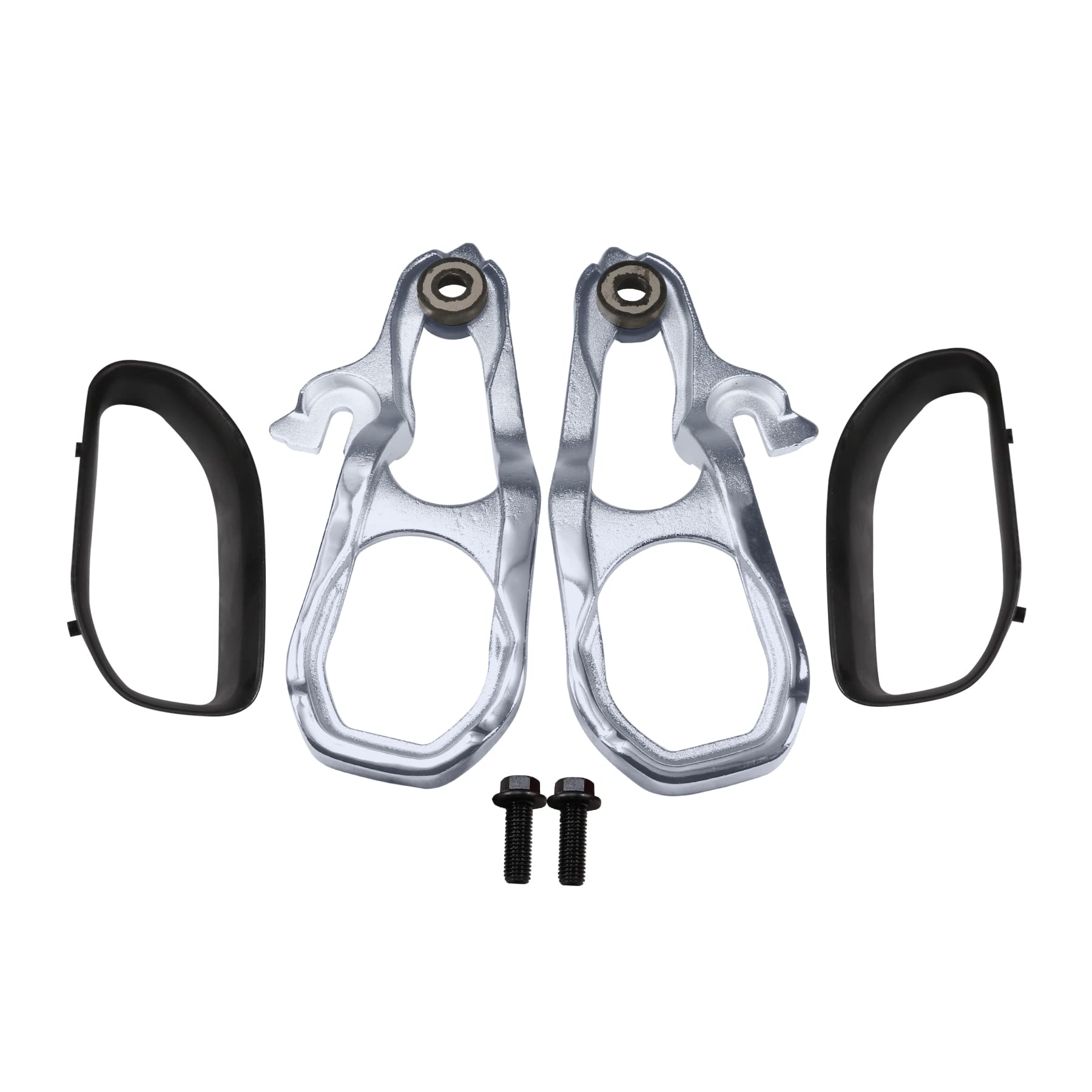 JDMSPEED New Heavy Daty Front Car Tow Hooks Left & Right with Hardware ...