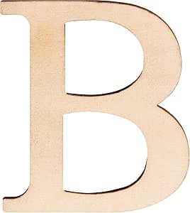 Amazon.com: Walnut Hollow Wood Letters and Numbers, 1.5-Inch, B, 2 Per ...