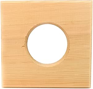 Miller Shingle Clear Cedar Light Block - 7.5 inch x 7.5 inch - - Amazon.com