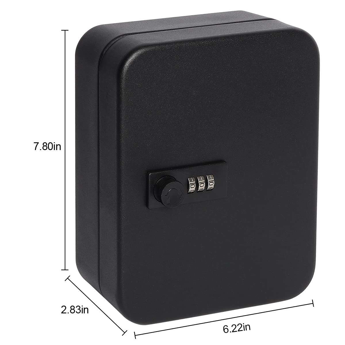 Mua Decaller Secure Key Box with Combination Lock, Key Cabinet Wall ...