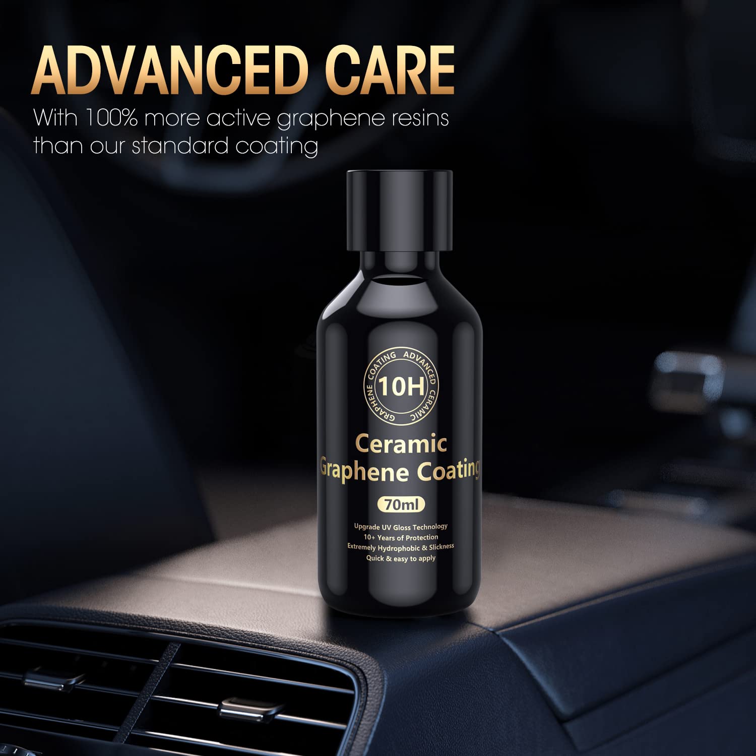 Mua 𝐀𝐝𝐯𝐚𝐧𝐜𝐞𝐝 𝗚𝗿𝗮𝗽𝗵𝗲𝗻𝗲 Ceramic Coating for Cars (70ml) - 10H Graphene Coating for Car Detailing ...