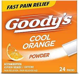 Goody's Cool Orange Extra Strength | 24ct Powder Packages | Pack of 3 ...