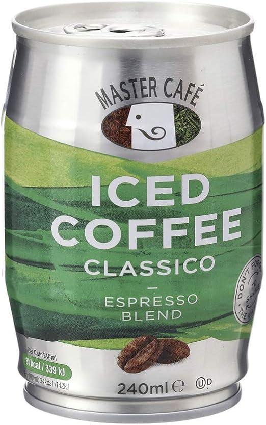 Master Cafe Iced Coffee Classico 240ml (Pack of 12): Amazon.co.uk: Grocery