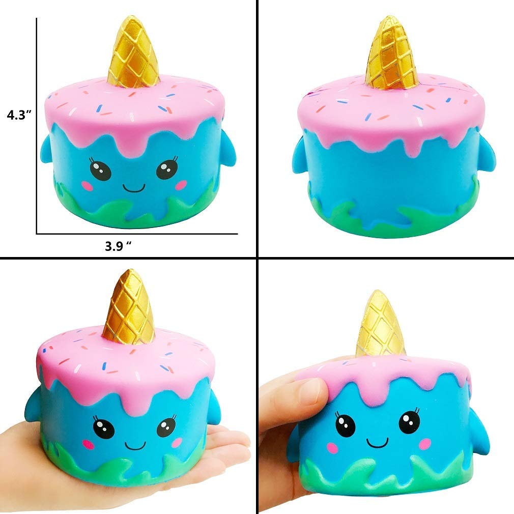 Mua Random 6 Pack Squishies Toys Set Slow Rising Jumbo Cake Donut Cat ...