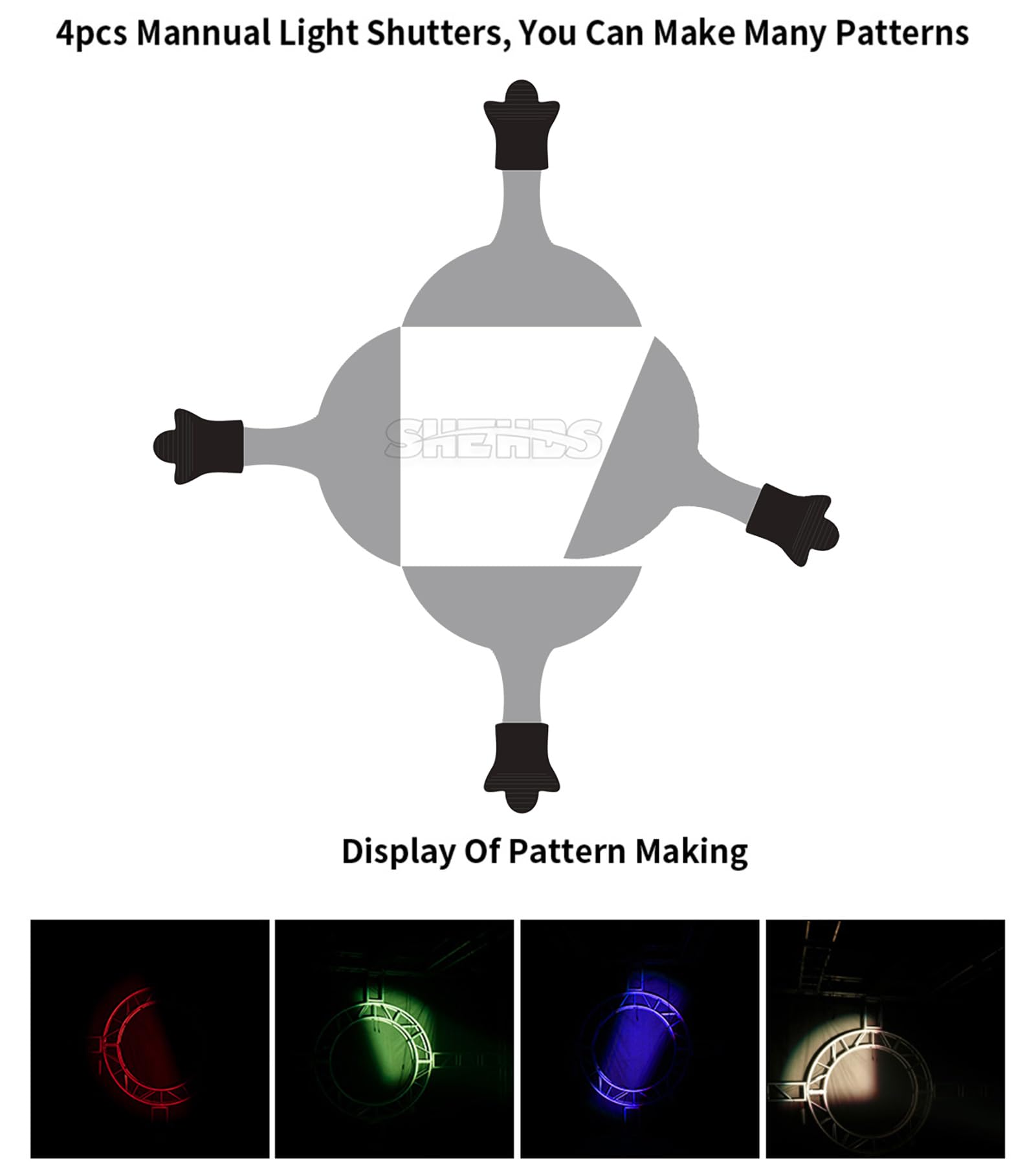 Mua SHEHDS LEKO Profile Stage Spotlights LED 250W Cool White+Warm White ...