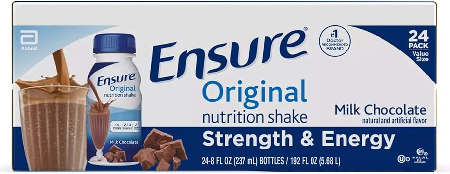 Amazon.com: Ensure Original Nutrition Shake, Milk Chocolate (8 fl. oz ...