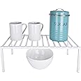 Amazon.com: Smart Design Premium Cabinet Storage Shelf Rack - Large - 8 ...