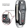 Amazon.com: Beefunny Replacement Upgraded Flip Remote Car Key Fob ...