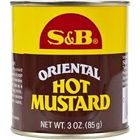 Amazon.com : S&B - Hot Mustard Powder 3.0 Oz. (Pack of 5) : Mustard ...