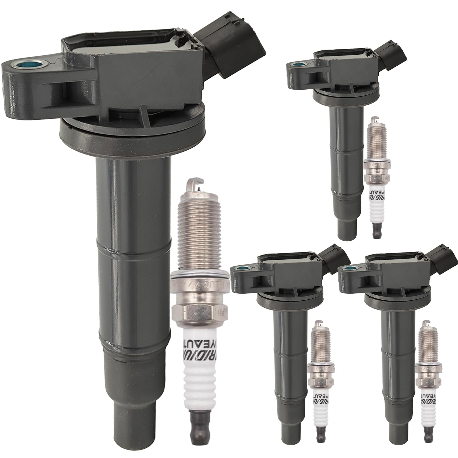 UF333 Ignition Coil Pack 9091902244 and Iridium Spark Plugs 7092 Set of 4 Fit For Toyota Camry ...