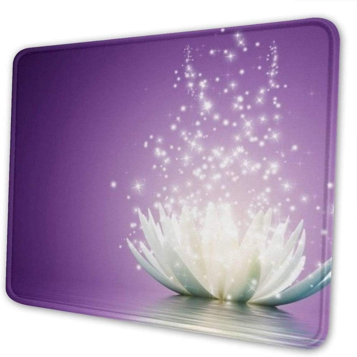 Amazon.com: Lotus Flower Purple Mousepad PC Computer Laptop Desk Pad ...