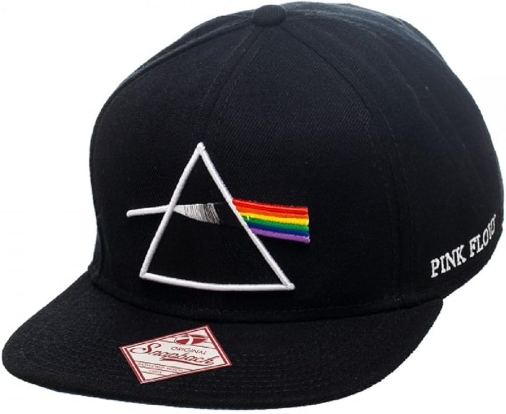 Amazon.com: Pink Floyd Dark Side Black Snapback Cap Hat: Clothing