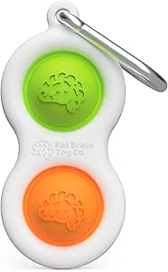 Fat Brain Toys Simpl Dimpl - Orange/Lime Office & Desk Toys for Ages 3 to 12 : Toys & Games