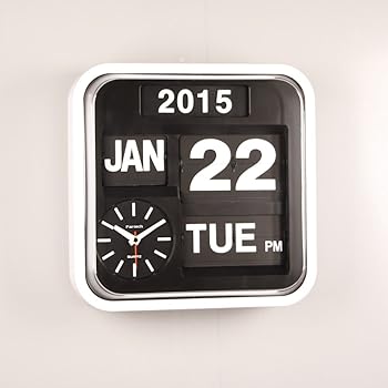 Amazon.com: FARTECH Auto Calendar Flip Clock AD-640 (Standard): Home ...