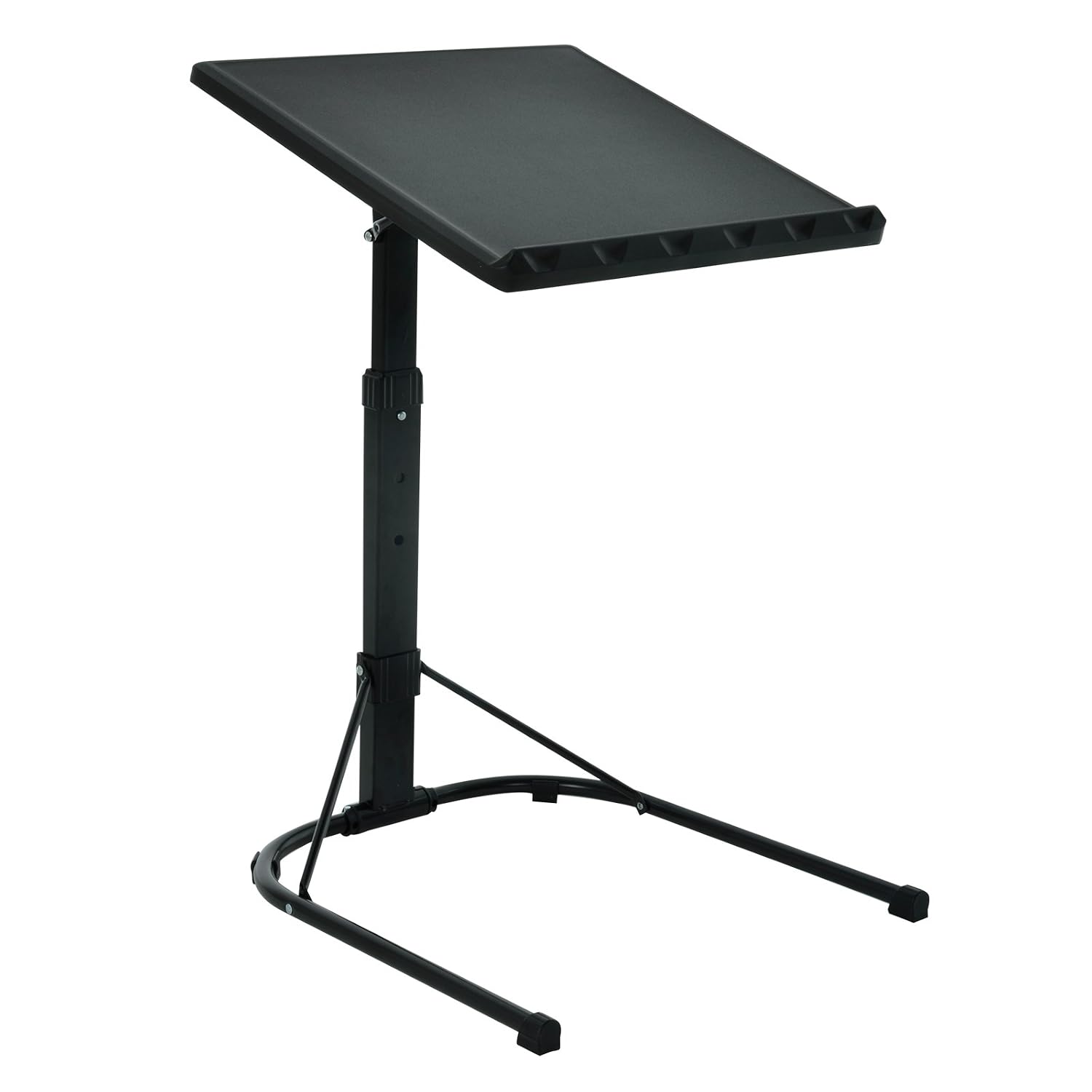 Folding Laptop Table Black With Adjustable Height And Tilt Angle Folding Laptop Table Black With Adjustable Height And Tilt Angle