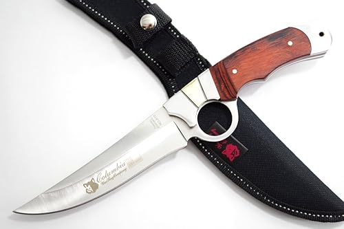 COLUMBIA KNIFE No.A10 Fixed Blade Hunting Knife, Full-Tang Structure ...